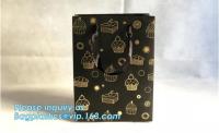 China Custom Printed Kraft Paper Shopping Bags with Handles Wholesale No Minimum Order 1 Million Capacity for sale