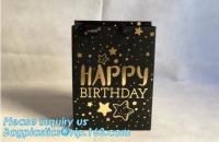 China Custom Printed Kraft Paper Shopping Bags with Handles Wholesale No Minimum Order 1 Million Capacity for sale
