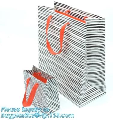 China Custom Logo Printed White Kraft Paper Bag with Twisted Handle 30x20x10cm Recyclable Shopping Bag for sale