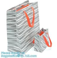 China Custom Logo Printed White Kraft Paper Bag with Twisted Handle 30x20x10cm Recyclable Shopping Bag for sale