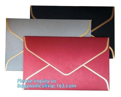 China Custom Logo Kraft Paper Envelope for Gift Cards Letter Size 120x170mm for sale