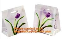 China 100% Biodegradable Compostable Plastic Bags with Soft Loop Handle 12x22 inch Retail Shopping Bags for sale