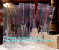 China Transparent PP Plastic Shopping Handle Bag with Nylon Handle 0.2-0.8mm for Food Packaging for sale