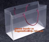China Custom PP Printed Laminated Foldable Square Handle Gift Bag 0.2-0.8mm Thickness for sale