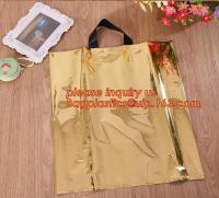 China Oxo Biodegradable Soft Loop Handle Plastic Bags for Grocery Food Carry 20x30cm for sale