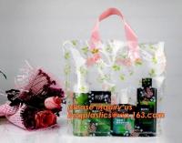 China eco-friendly biodegradable compostable Soft Loop Handle Shopping Garment Recycle Pe Bag,Handle Plastic Bag OEM Plastic B for sale
