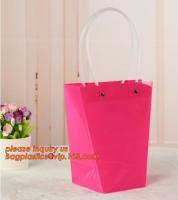 China Custom Printed PE Soft Loop Handle Shopping Plastic Bag Heat Seal Boutique Store Packaging 30x40cm for sale