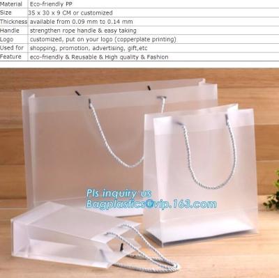 China Custom HDPE LDPE Plastic Soft Loop Handle Shopping Bag Heavy Duty 20kg Capacity for sale
