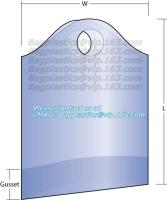 China Eco Friendly HDPE LDPE Plastic Shopping Bag with Soft Loop Handle Custom Size 30x40cm for sale