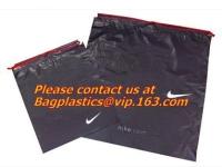 China Frosted Die Cut Handle LDPE Plastic Take Out Bag for Bread Packing Foldable Shopping Poly Bag for sale