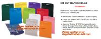 China Custom Logo Die Cut Handle Plastic Shopping Bag HDPE LDPE Biodegradable 5000pcs MOQ for sale