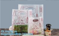 China Custom Logo HDPE LDPE Die Cut Patch Handle Plastic Retail Bags 100 Percent Oxo Biodegradable Printed for sale