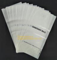 China Biodegradable Die Cut Handle Plastic Shopping Bag 50 Micron Custom Logo Printed for sale