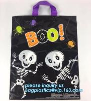 China Custom LDPE Die Cut Handle Plastic Shopping Bag Biodegradable Eco Friendly 12 Color Printing for sale