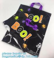 China Custom LDPE Die Cut Handle Plastic Shopping Bag Biodegradable Eco Friendly 12 Color Printing for sale