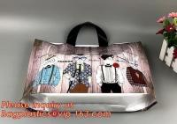 China Biodegradable Plastic Shopping Bag with Die Cut Handle Custom Size 12 Color Print for sale