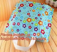 China Biodegradable Plastic Shopping Bag with Die Cut Handle Custom Size 12 Color Print for sale