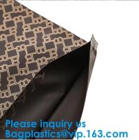 China Custom Logo Plastic Shopping Bags LDPE HDPE Gravure Printing Soft Loop Handle 30x40cm for sale