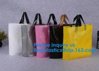 China Custom Size Soft Flexi Loop Handle Gold Plastic Shopping Bag Restaurant Takeaway Bag With Printing Square Bottom Plastic for sale