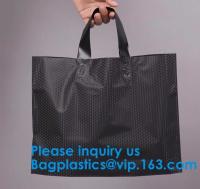 China Eco Friendly Green Pack Solf Loop Plastic Bags/ Cheap Flexiloop Bags/ Soft Loop Handle Biodegradable Bags for sale