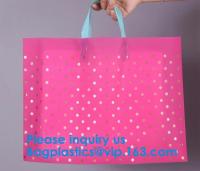 China Eco Friendly Green Pack Solf Loop Plastic Bags/ Cheap Flexiloop Bags/ Soft Loop Handle Biodegradable Bags for sale