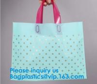 China Eco Friendly Green Pack Solf Loop Plastic Bags/ Cheap Flexiloop Bags/ Soft Loop Handle Biodegradable Bags for sale