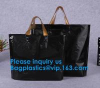 China Eco Friendly LDPE Soft Loop Handle Plastic Bag Custom Size 100 Percent Biodegradable Shopping Bag for sale
