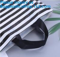 China 100% Biodegradable And Compostable Soft Loop Handle Plastic Bag For Clothing,Handle Block Bottom Plastic Shopping Bag for sale