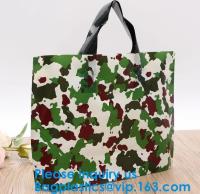 China 100% Eco-Friendly Biodegradable Custom Design Hdpe/Ldpe Shopping Carrying Flexi Soft Loop Plastic Handle Bag for sale