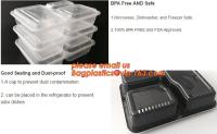 China Biodegradable Cornstarch Square Disposable Food Container Custom Plastic Lunch Box 750ml for sale