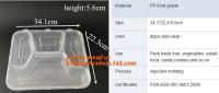 China Biodegradable Cornstarch Square Disposable Food Container Custom Plastic Lunch Box 750ml for sale