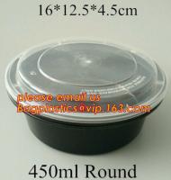 China Disposable PLA 16oz 500ml Clear Plastic Salad Bowl with Lid Eco Friendly for sale