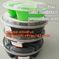 China Reusable PP Plastic Salad Bowl 800ml with Fork and Dressing Container BPA Free for sale