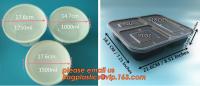 China Disposable PP Round Food Container Bowl with Lid 800ml Microwave Safe Bento Box for sale