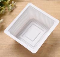 China PP Plastic 4 Compartment Sandwich Food Container 800ml Takeaway Lunch Box with Lid for sale