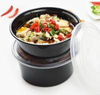 China Disposable 800ml 4 Compartment PP Plastic Bento Lunch Box with Lid BPA Free Microwave Safe for sale