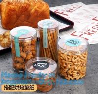 China Food Grade Cylinder Paper Packaging Box 800ml for Bakery Cookie Storage for sale