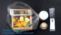 China Custom Food Grade Clear Resealable Poly Cellophane Bags 4oz 120ml for Bakery Candy Cookie Packaging for sale