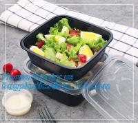 China Food Grade PP 4 Compartment Bento Lunch Box 800ml Microwave Safe Meal Prep Container for sale
