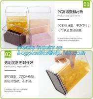 China Rigid PP Coroplast Plastic Storage Box 60L Ballot Voting Box Thin Clear Rectangular Plastic Box for sale