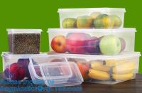 China Eco Friendly PP Plastic Food Storage Container 750ml Round Bowl with Lid BPA Free for sale