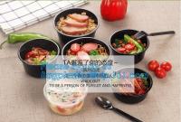 China 3000ml Large Plastic Salad Bowl PP Food Container with Lid for Takeaway Hot Soup Packaging for sale