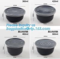 China 3000ml Large Plastic Salad Bowl PP Food Container with Lid for Takeaway Hot Soup Packaging for sale