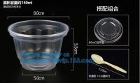 China Disposable PP Sauce Cup 1oz 2oz 5oz 8oz 9oz Clear Plastic Portion Cup with Lid for sale
