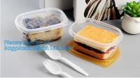 China 3000ml Vacuum Plastic Food Storage Container with Lid for Fresh Keep BPA Free PP for sale