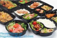 China 3000ml Large Plastic Salad Bowl PP Food Container with Lid for Takeaway Hot Soup Packaging for sale