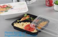 China 3000ml Large Plastic Salad Bowl PP Food Container with Lid for Takeaway Hot Soup Packaging for sale