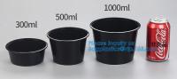 China Biodegradable PLA Salad Bowl 3000ml Disposable Food Container with Lid for Takeaway for sale