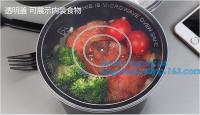 China Biodegradable PLA Salad Bowl 3000ml Disposable Food Container with Lid for Takeaway for sale