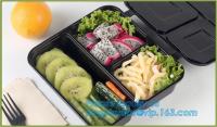 China Disposable 3000ml PP Plastic Salad Bowl with Lid for Takeaway Food Packaging for sale